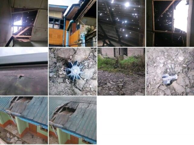 At least four houses destroyed by heavy shells in Tedim » Myanmar Peace ...