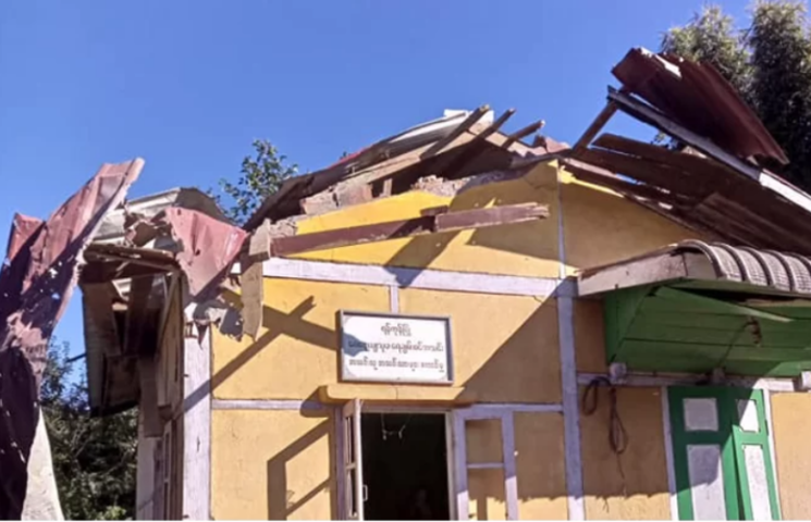 Regime carries out bombing with fighter jets in Chin State's Mindat ...