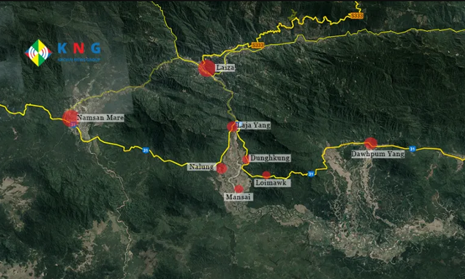 Fighting leaves displaced residents stranded in Daw Hpun Yang, Bhamo ...