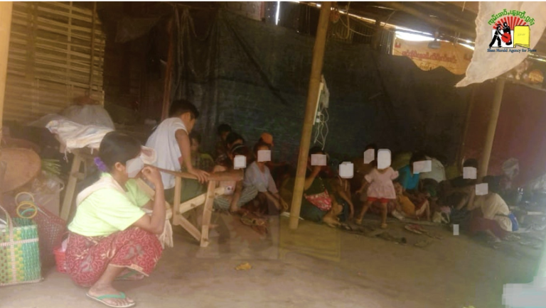 “We had to flee from Chaunggway village to Parhat village. It has been ...