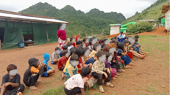 Bomb shelters installed at displacement schools in Karenni » Myanmar Peace Monitor
