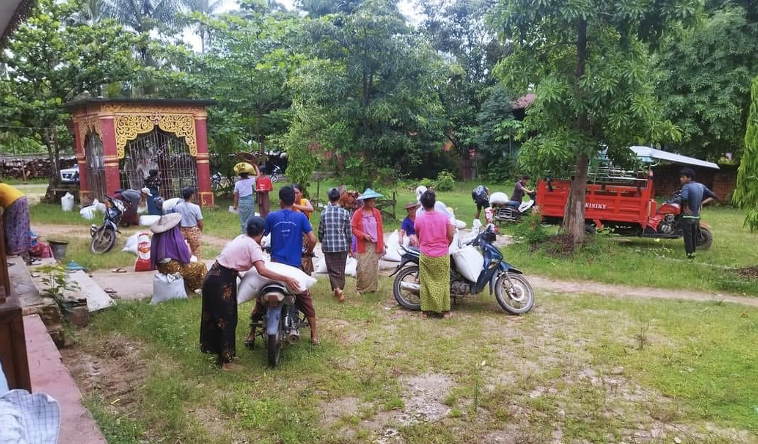 Displaced people from Shwe Pyi Aye face food shortages » Myanmar Peace ...