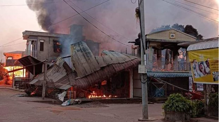 Reports of civilian casualties due to exchange of artillery fire in ...